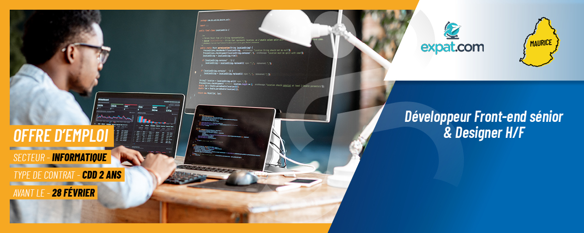 OFFRE D'EMPLOI : DEVELOPPEUR FRONT-END SENIOR & DESIGNER H/F | CNARM